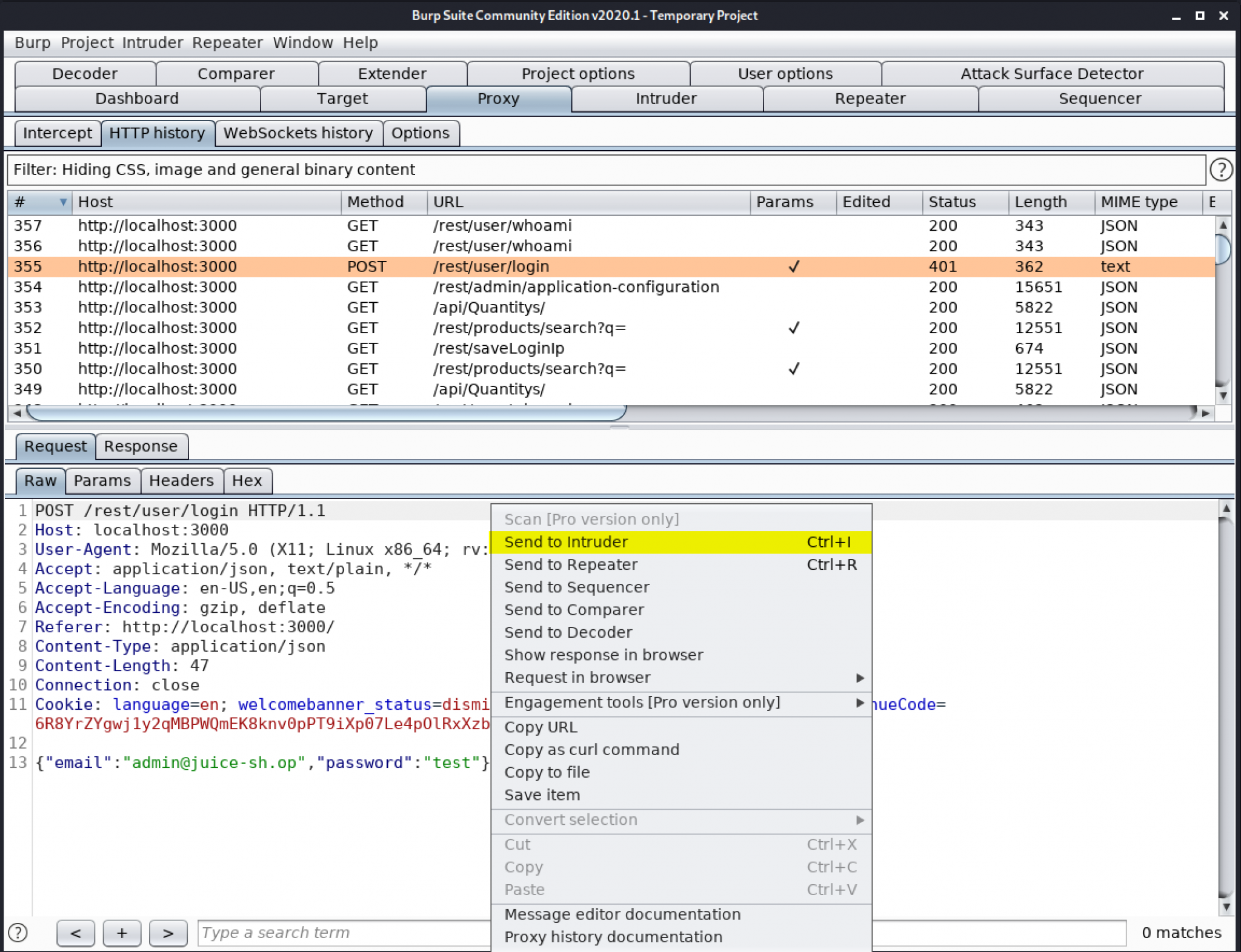 Working with Intruder - Guide for Burp Suite - Security Cipher