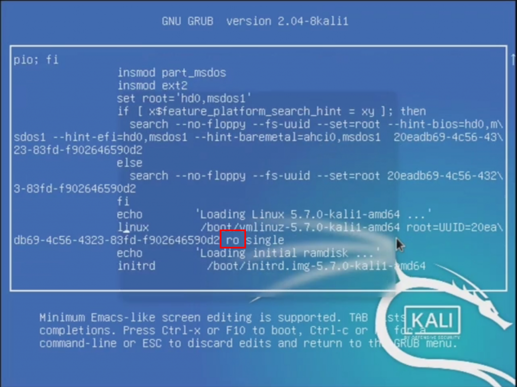 Latest Reset Kali Linux Password Security Cipher